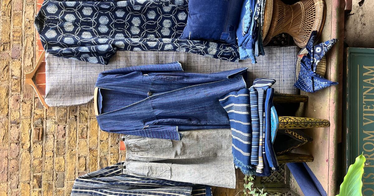 Indigo-Dyed Textiles from around the world at Joss Graham | Belgravia ...